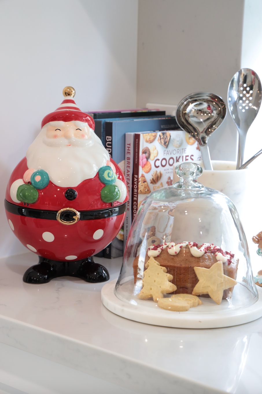Santa Cookie & Lolly Jar – Merry & Bright