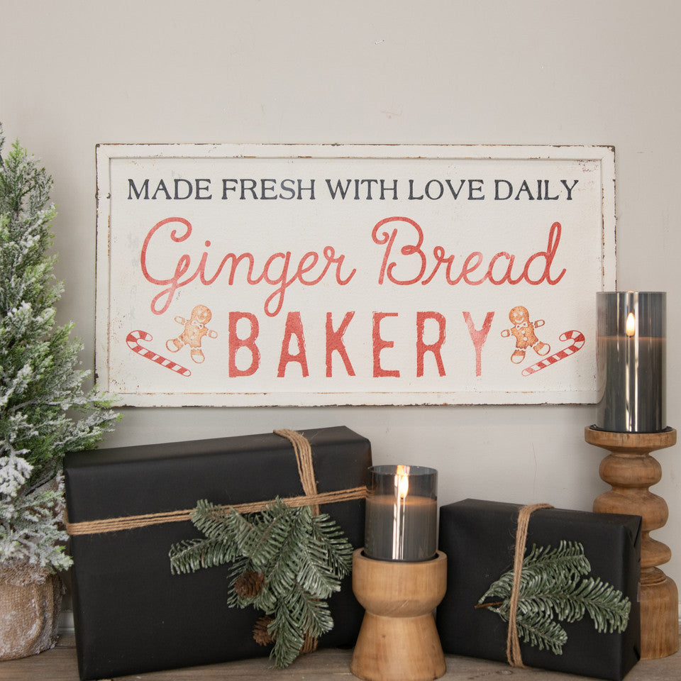 12" Ginger Bread Bakery Sign – Merry & Bright