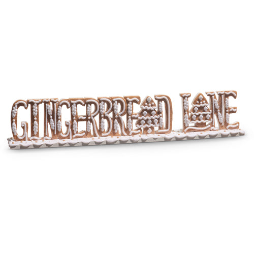 Gingerbread Lane Sign – Merry & Bright