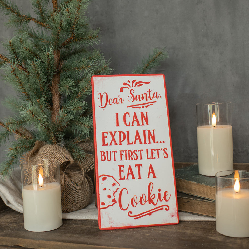 Eat a Cookie Standing Sign – Merry & Bright