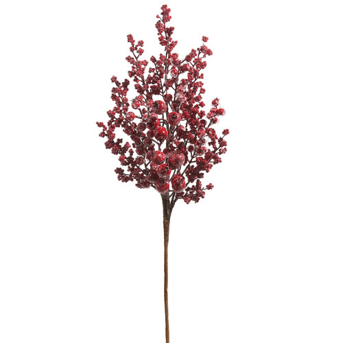 Iced Red Berry Spray – Merry & Bright