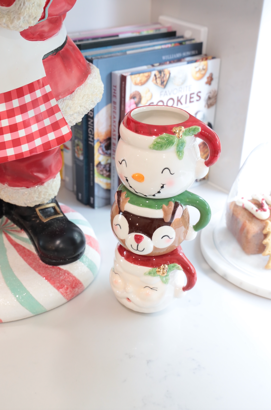 Stackable Christmas Mug Set – Merry & Bright