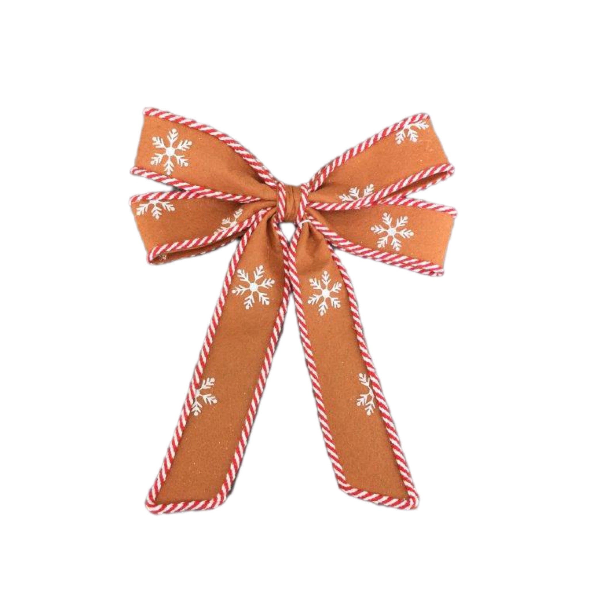 Gingerbread Bow – Merry & Bright